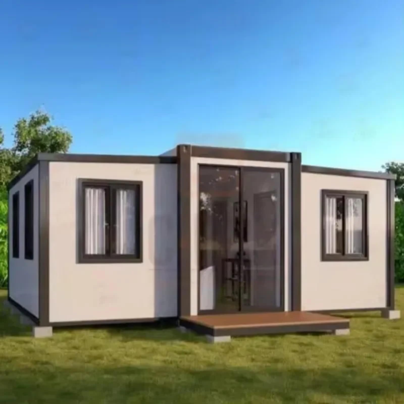 Multifunction Standard Container Homes 20 Ft 40ft Container Expandable Home Prefab Tiny House with Kitchen Bathroom