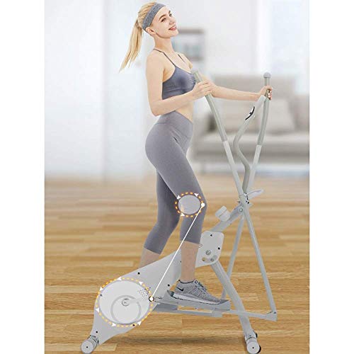 GRETD Stepper for Exercise Machine, Folding Workout Step Machine for Home Use with LCD Monitor, Handle Bar and Resistance Bands