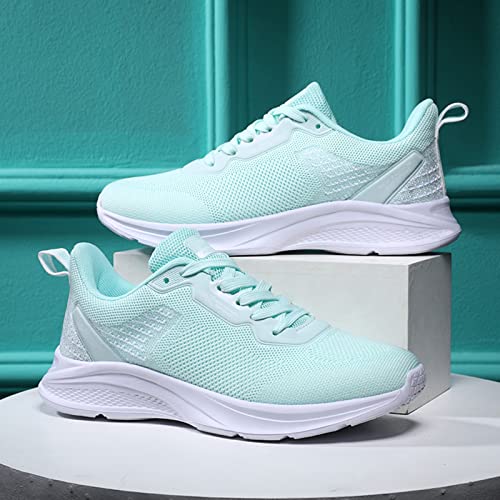 FASDNENDYS Couple Models Women's Spring and Autumn New Korean Version Breathable Lightweight Student Extra Wide Women's Shoes Green