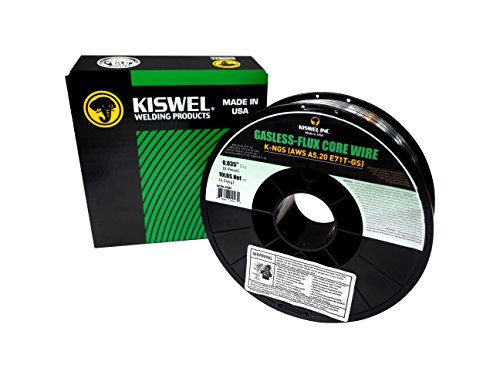 Kiswel USA K-NGS E-71TGS 0.035in. Dia 10lb. Gasless-Flux Core Wire Welding wire Made in USA