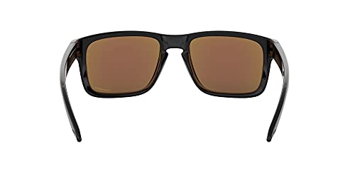 Oakley OO9102 Holbrook Sunglasses+ Vision Group Accessories Bundle for mens (Polished Black/Prizm Sapphire (9102F5)
