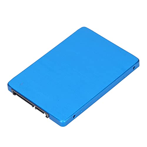 Gaeirt SSD Enclosure, Sandblasting Oxidation Coloring Lightweight Hard Drive Enclosure Aluminum Alloy Ultra Thin for Hard Disk for Computer(Blue)