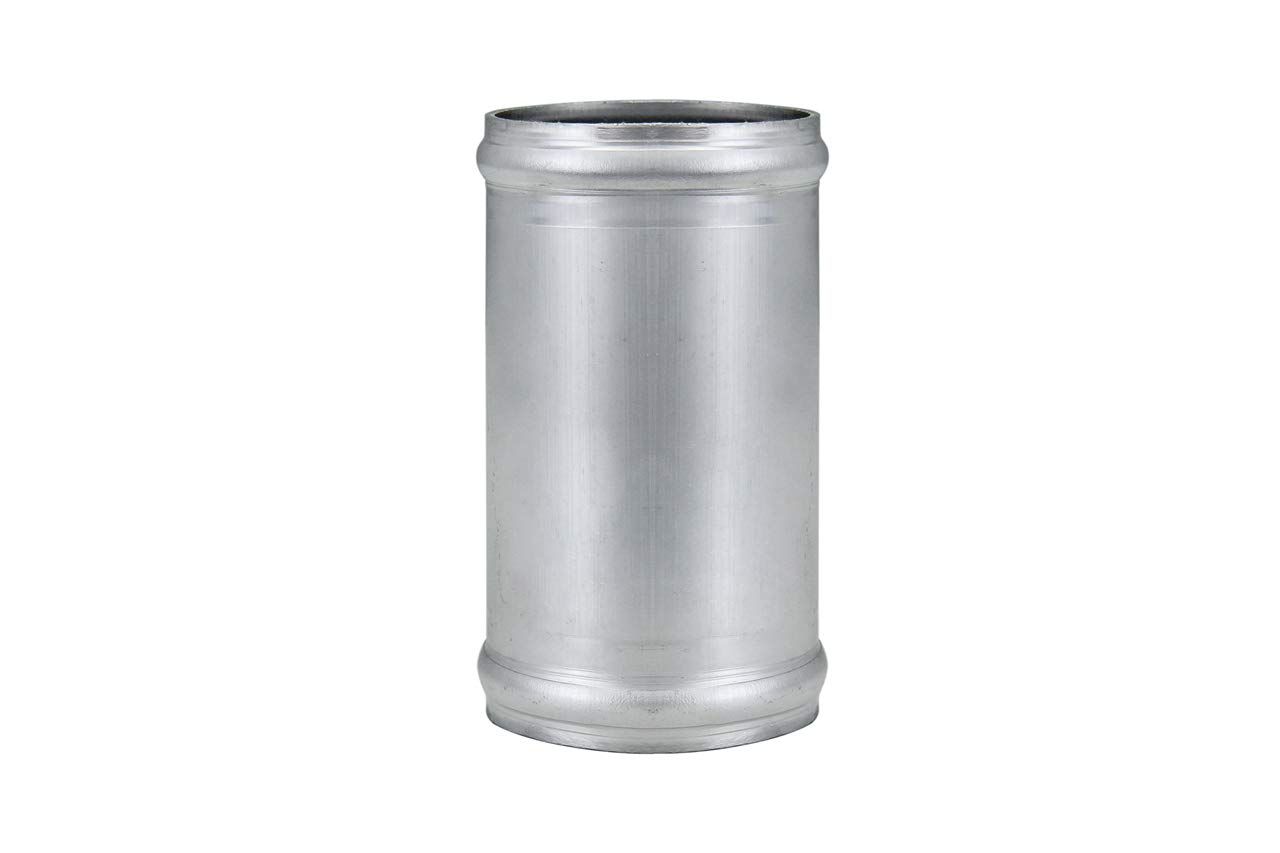 HPS AJ400-500 6061 T6 Aluminum Joiner Tubing with Bead Roll, 11 Gauge, 4" Length, 5" OD, 0.120" Wall Thickness