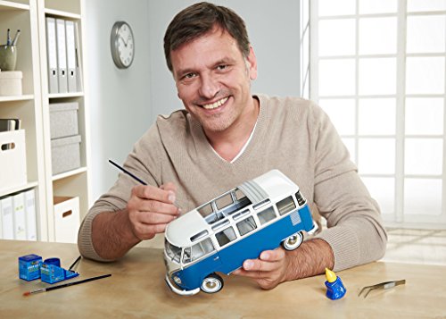 Revell 07009 Volkswagen T1 Samba Bus Model Kit, 1:16 Scale 27.2 cm, Multi-Color, 223