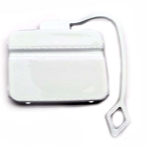 Trimla Rear Tow Cover Replacement for 05-08 BMW 3 Series E90 Sedan E91 Wagon 320i 320d 328i 325i 330i 330d 330xi 335i 51127187542 (White)