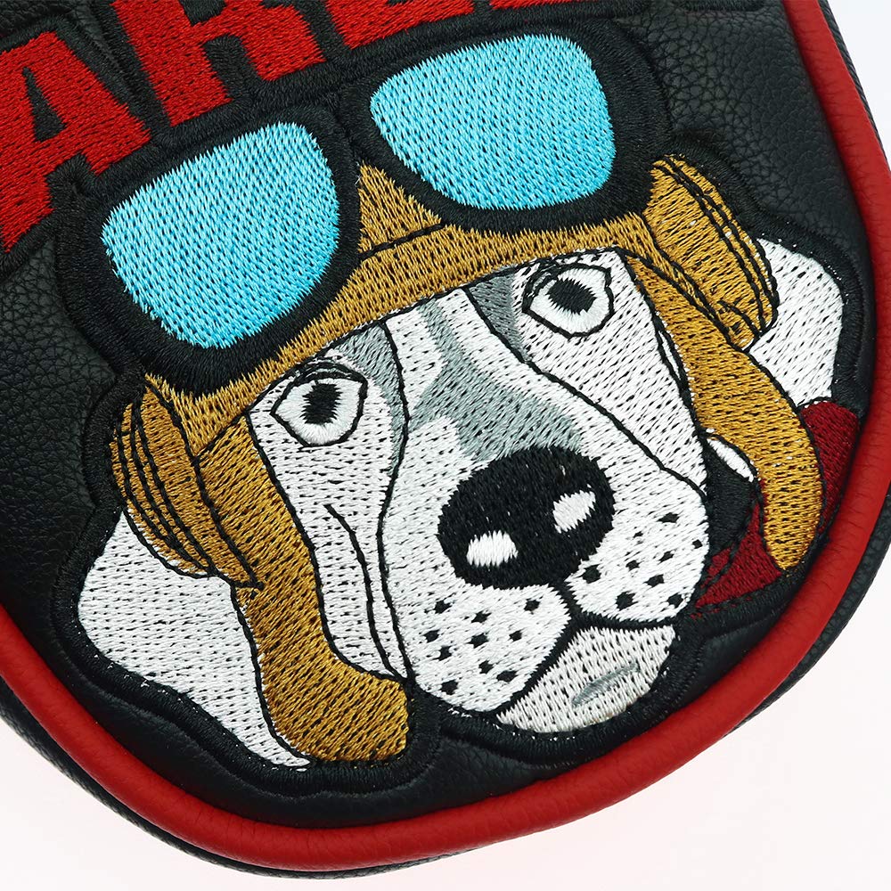 Craftsman Golf Motorcycle Harley Dog Mallet Putter Headcover for Odyssey Scotty Cameron (Mallet Cover)