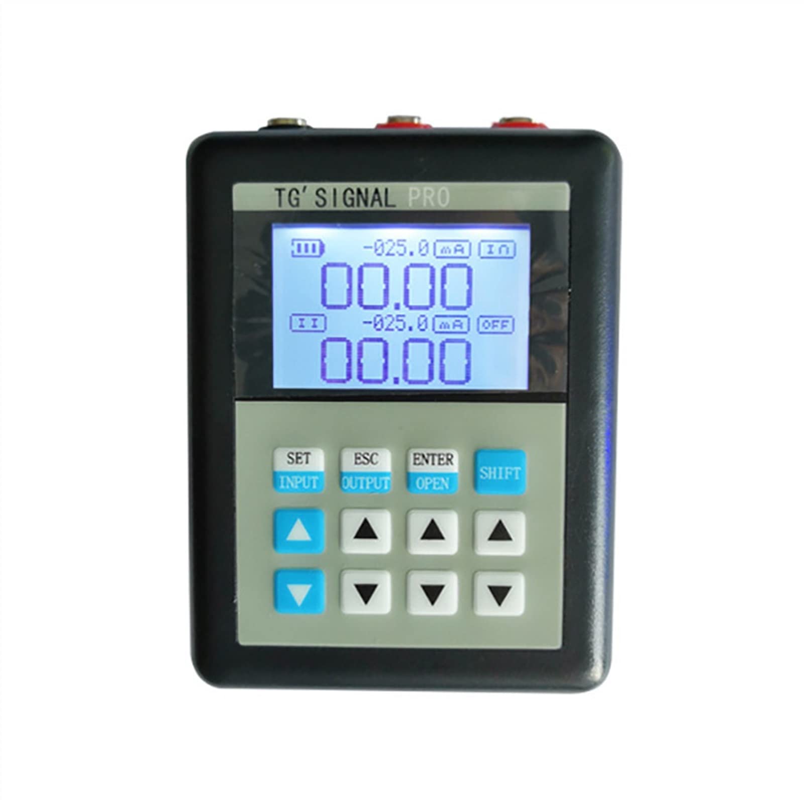 Digital Testing TG Signal Pro 24V 4-20mA 0-10V Signal Generator Analog Current Voltage Signal Tester Valve Calibrator with Curve Output