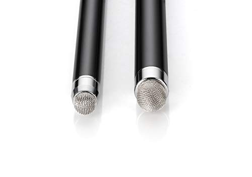 Stylus Pens for Touch Screens with Thin Fiber Tips (Pink/Purple/Aqua Blue)