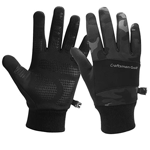 Craftsman Golf Camouflage Winter Soft Touch Screen Golf Gloves One Pair (L)