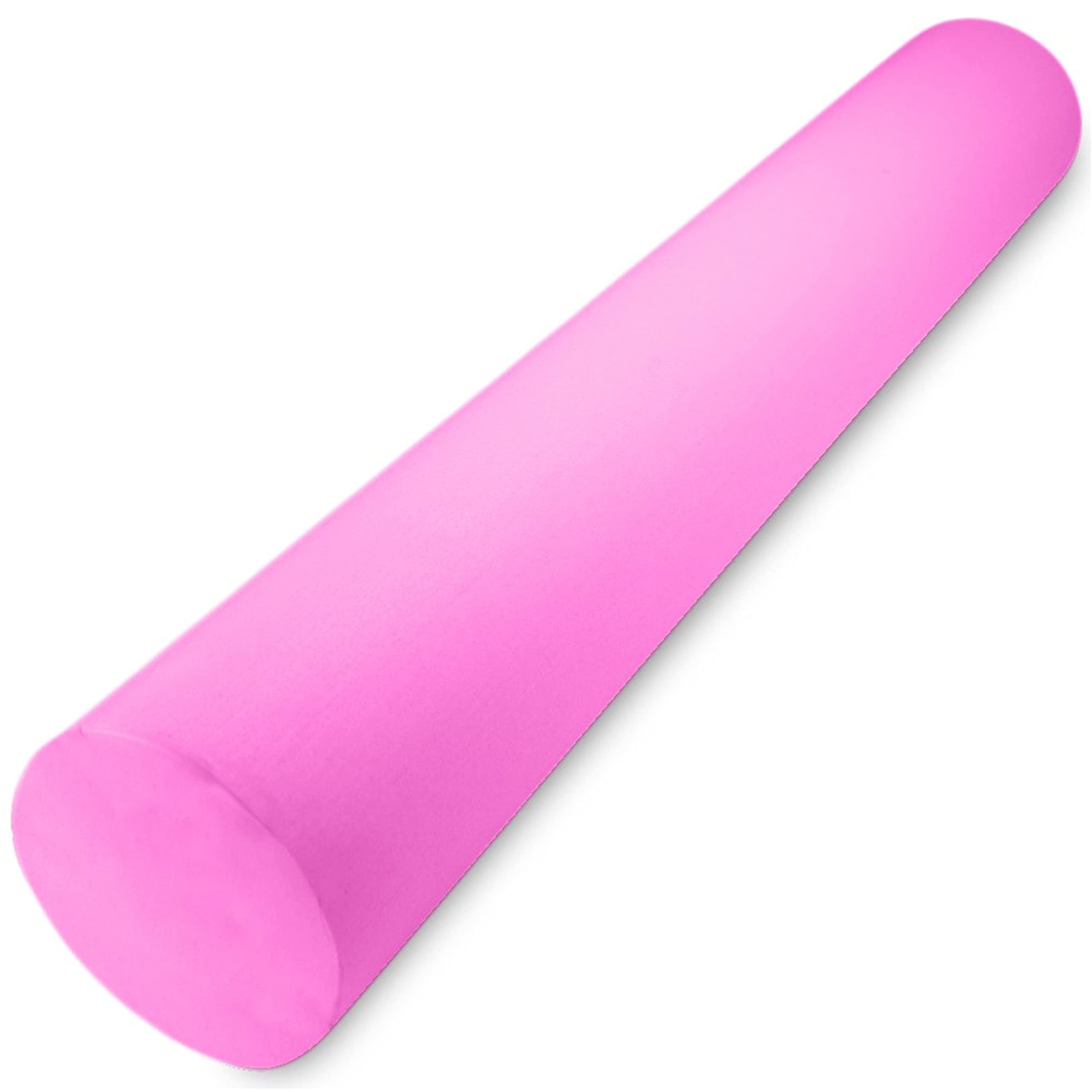 Crown Sporting Goods 36" x 6" Premium EVA Foam Roller β Firm, Dense, and Shape-Restoring (Pink)
