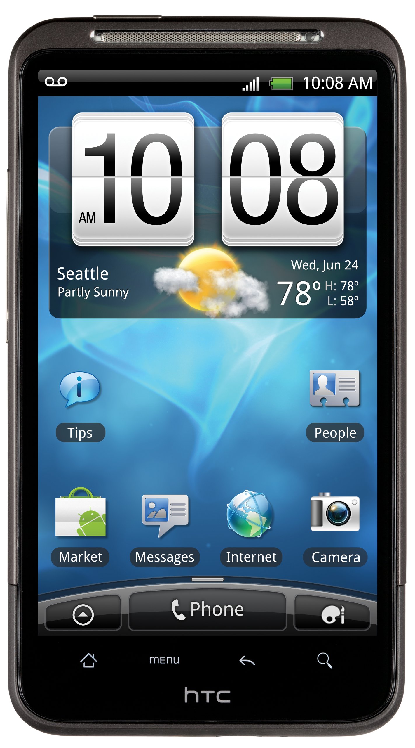 HTC Inspire 4G Android Phone, Black (AT&T)