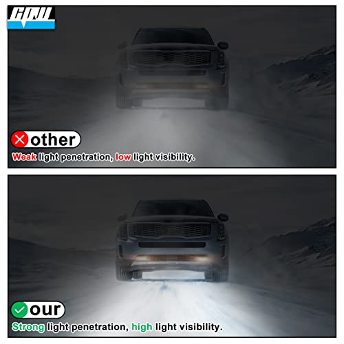 CPW Fog Lights Compatible with 2005 2006 2007 2008 Ford F-150 2006 2007 2008 2010 Lincoln Mark LT Fog Lamp Assembly with H10 12V42W Halogen Bulbs Driver and Passenger Side Clear Lens