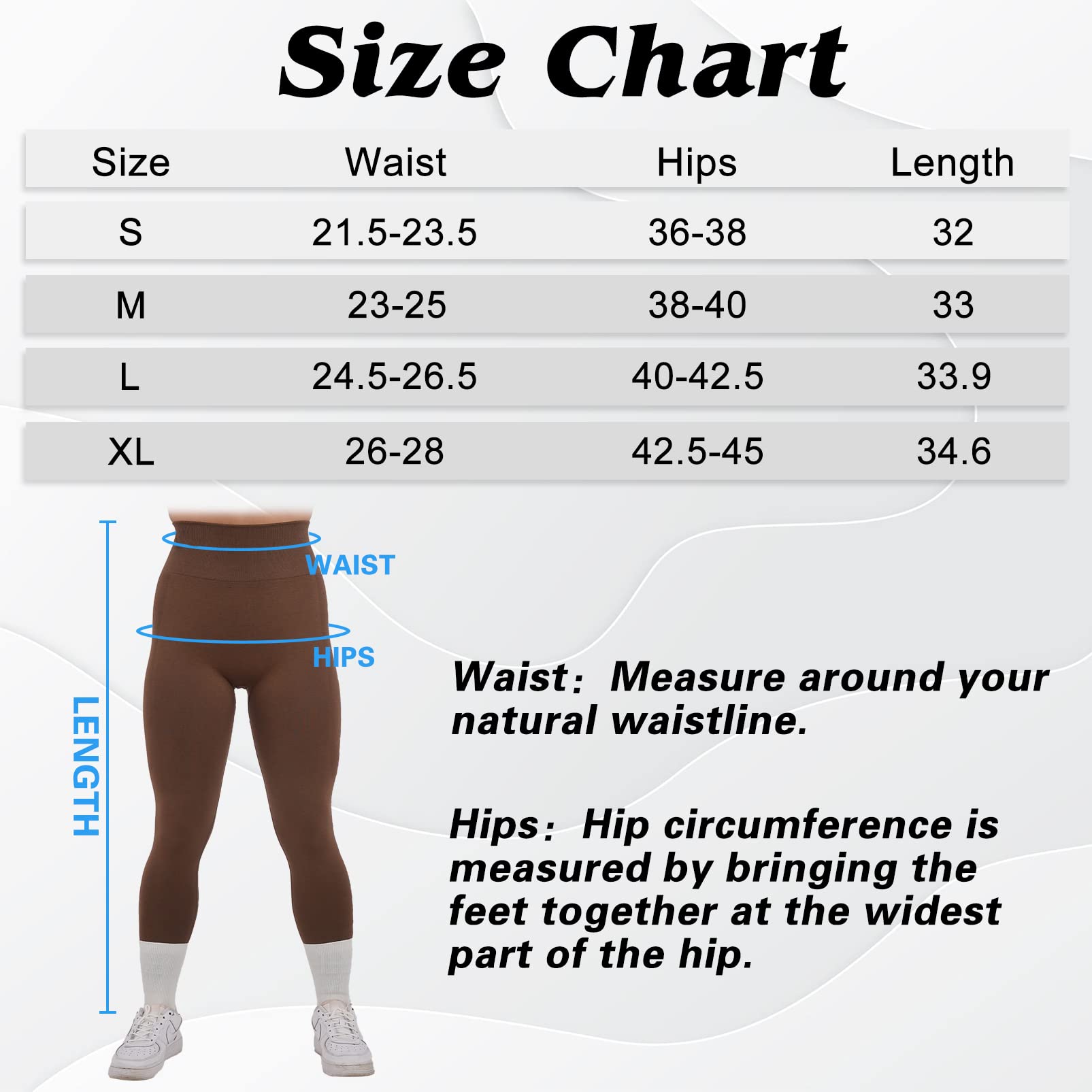 Gruafi High Waist Scrunch Butt Workout Leggings for Women Gym Seamless Compression Tummy Control Yoga Pants