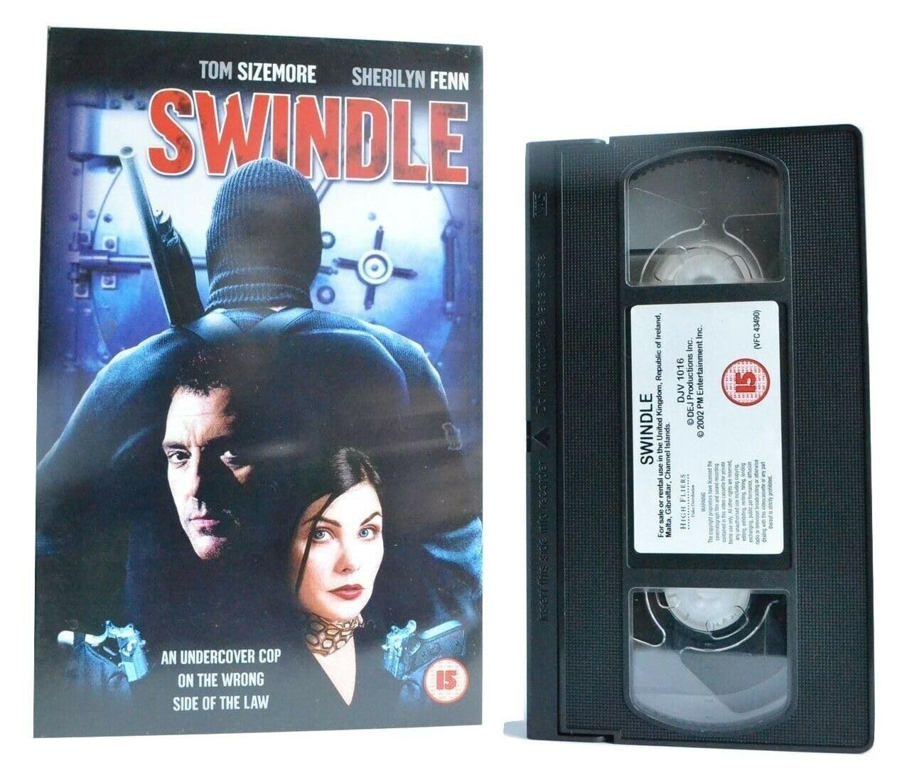 Swindle (2002): Crime Thriller - Large Box - Tom Sizemore/Sherilyn Fenn - VHS