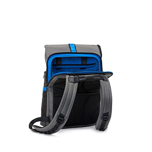 TUMI Alpha Bravo Logistics Flap Lid Backpack - Grey/Blue