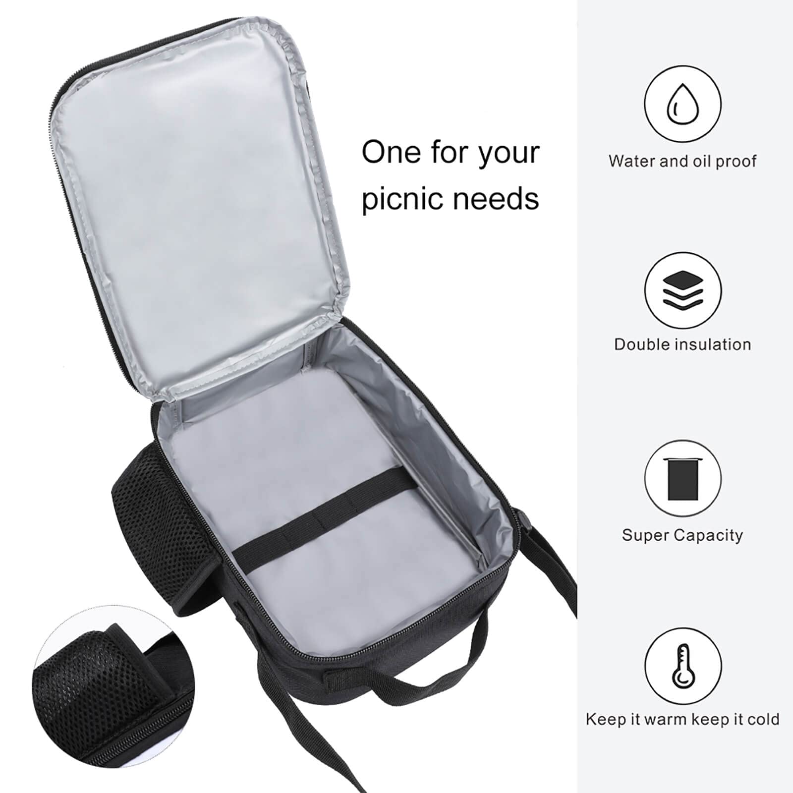Dhucqze 3Pcs Lightweight Backpack Set Fashion Laptop Backpack Insulated Lunch Box Pencil Case Travel Shoulder Bag Daypack