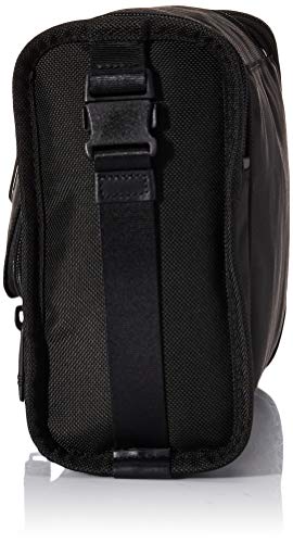 TUMI Alpha Hanging Travel Kit - Travel Accessories Bag for Toiletries, Cosmetics, and Toothbrushes - Travel Kit for a Short Trip - Travel Accessory that Aids Against Mold & Mildew - Black