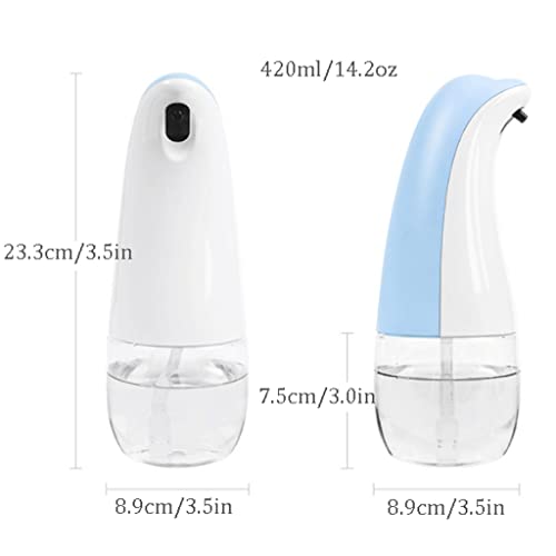 Durable Automatic Soap Dispenser Wall Mount with Infrared Sensor,Two Gear Adjustment,Automatic Soap Dispenser Foam with Breathing Light Replacement