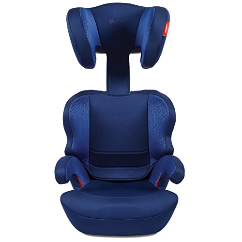 Diono Everett NXT High Back Booster Car Seat with Rigid Latch, Lightweight Slim Fit Design, 8 Years 1 Booster Seat, Blue