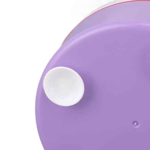 Mini Turbo Washing Machine Efficient Portable Washer for Small Clothes Baby Clothes Fruit Plates for Individual Traveling (Purple)
