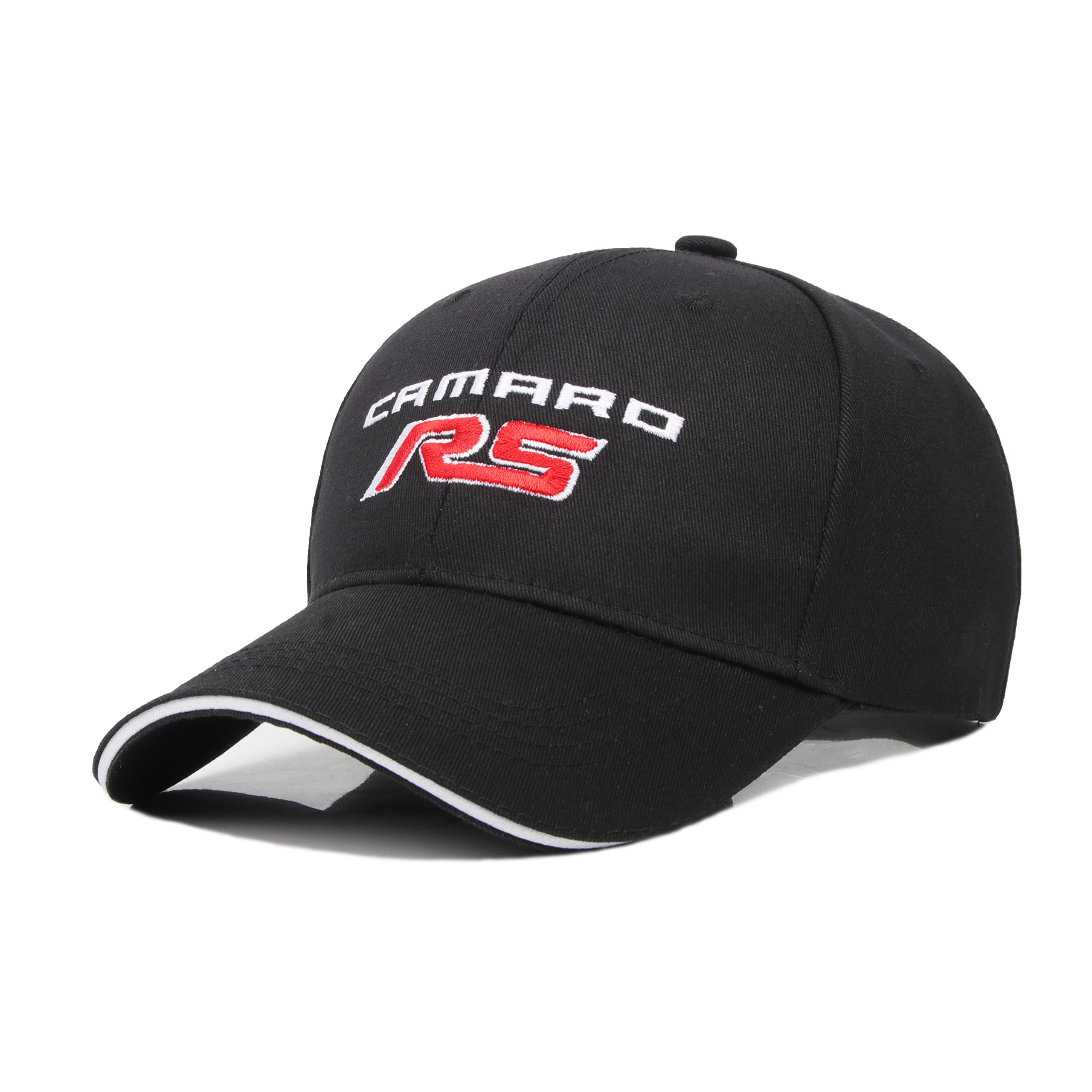 Film car Compatible with Camaro RS Logo Racing Apparel Sun Hat Baseball Cap Travel Cap Racing Motor Hat Unisex Car Accessories(RS), One Size