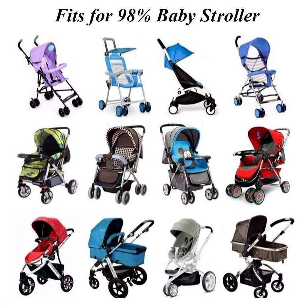 Diagtree 2 Pack Baby Mosquito Net for Strollers, Pack'n'Plays, Car Seat & Bassinets, Playpens & Cribs (2 Pack) (L)