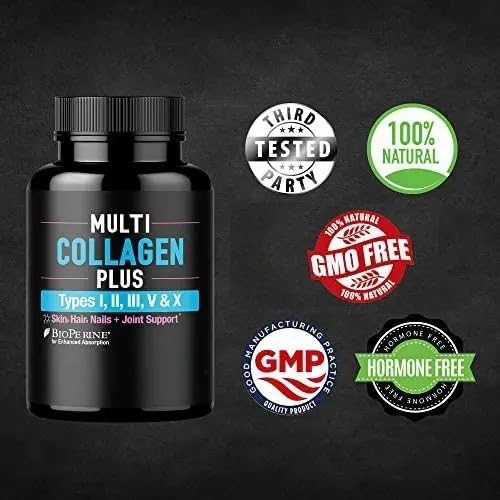 Collagen and Joint Health, Protein Supplement for Healthy Skin, Nails, Bones & Joints - Easy Mixing Nutrients & Proteins