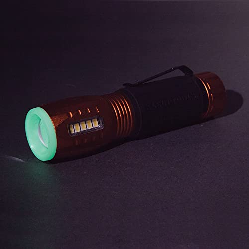 Klein Tools 56028 LED Flashlight and Work Light, Durable, Waterproof, Compact, Hands-free Magnetic End, Runs to 12 Hours, for Work and Outdoor