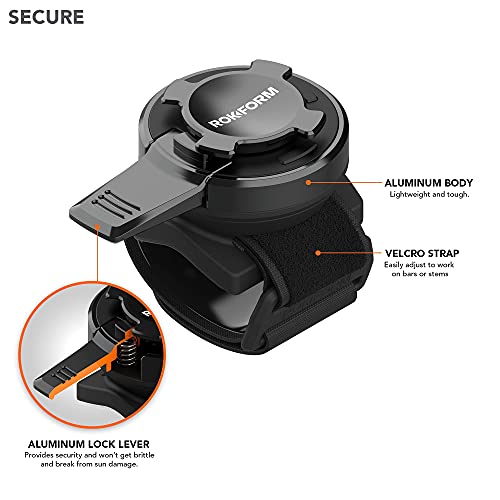 Rokform - iPhone 13 Mini Crystal Case + Universal Bike Phone Mount