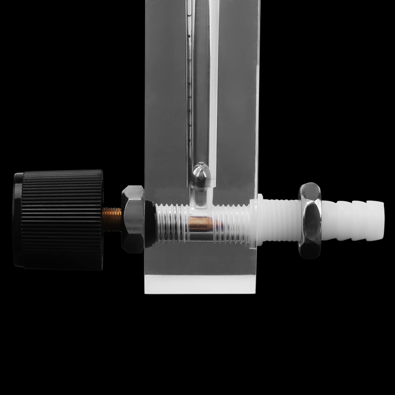 LZQ-7 Flowmeter 2-20LPM Meter Oxygen Air Flowmeter Gas Regulator Acylic Flowmeter with Control Valve for Oxygen Air Gas