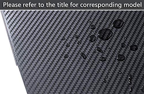 Puccy 2 Pack Back Protector Film, compatible with Dell Alienware Area-51m R1 2019 17.3" Black Carbon TPU Guard Cover ( Not Tempered Glass/Not Front Screen Protectors)