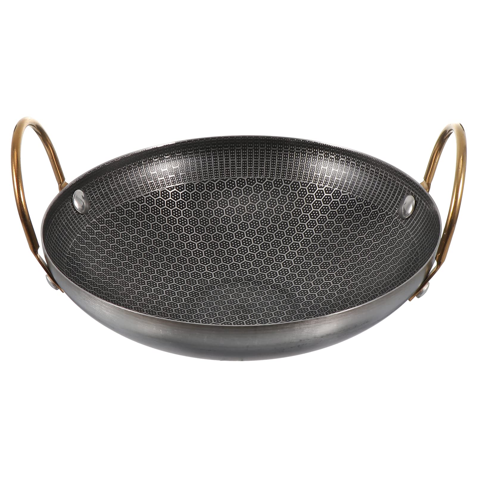 Hemoton Stainless Steel Wok 1 Pc Seafood Pot Stainless Steel Lightweight Noodle Pot Outdoor Stove