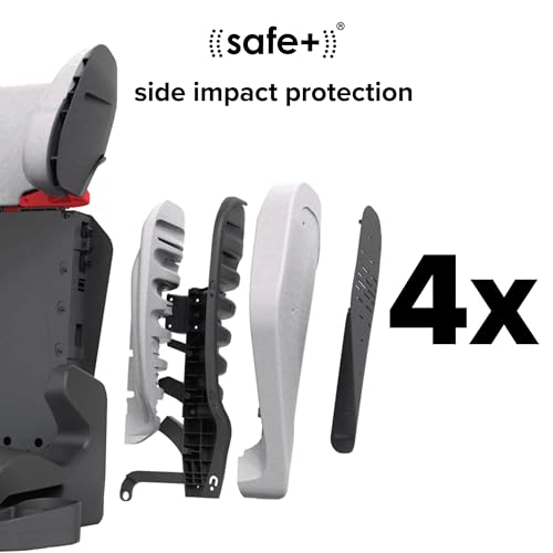 Diono Monterey 4DXT Latch, 2-in-1 High Back Booster Car Seat with Expandable Height, Width, Advanced Side Impact Protection, 8 Years 1 Booster, Yellow Sulphur