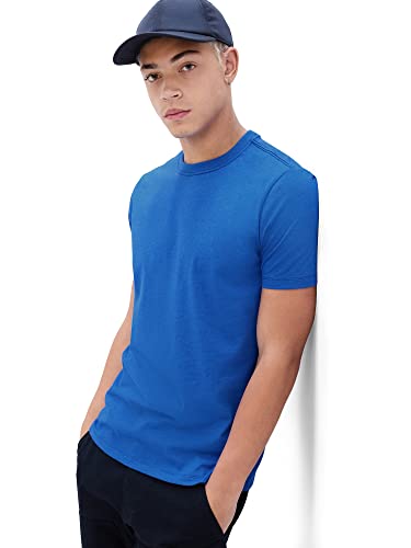 GAP Mens Everyday Soft Crew Neck T-Shirt Shirt, Bristol Blue 2, Medium US