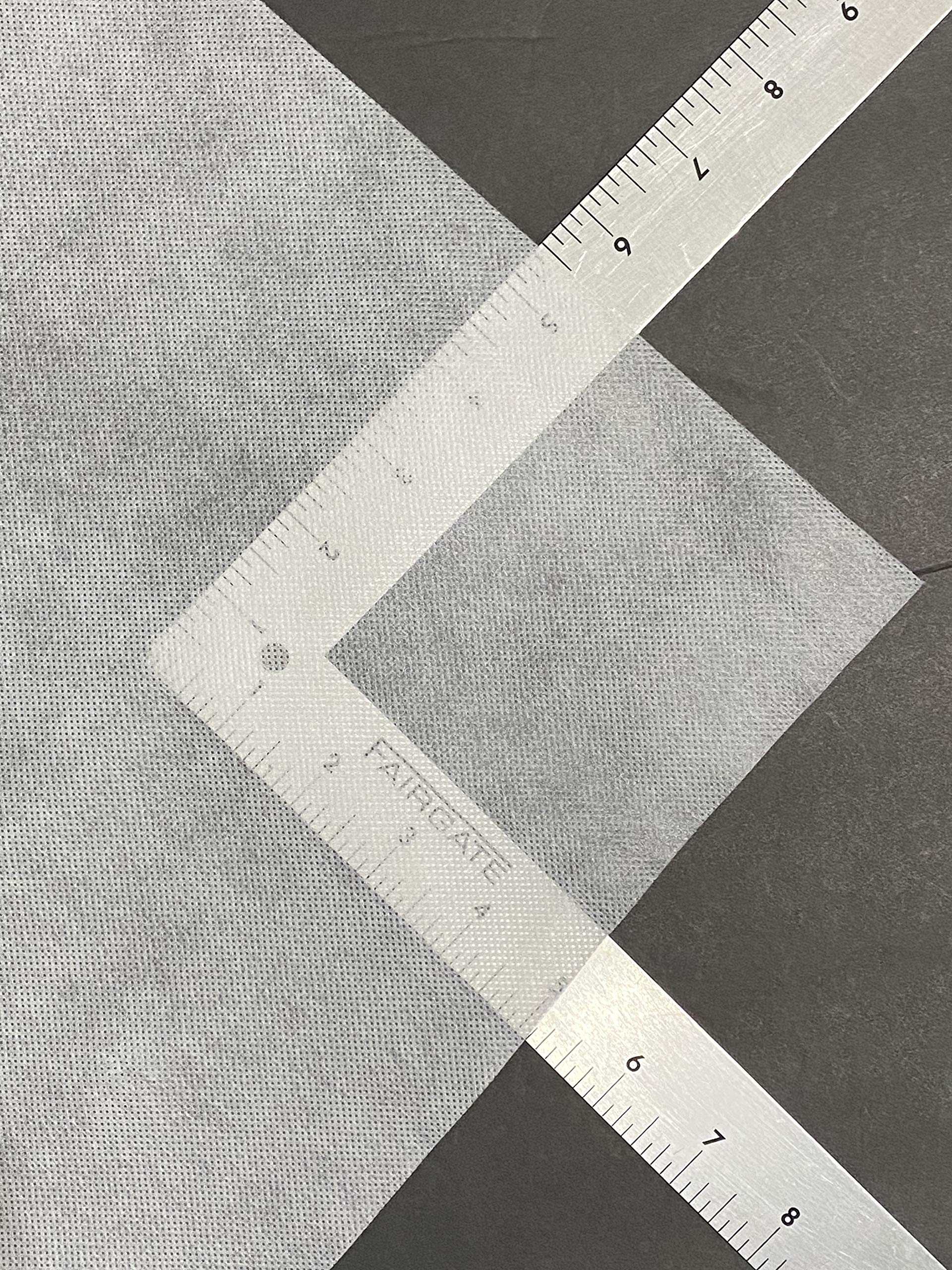 Polypropylene 50 GSM, 1 Yard x 64 inches - Waterproof - Sew in Interface, White Spunbond Non Woven Medium Weight - Medical, Upholstery, Embroidery, Washable Fabric-Anti Splash Resistant