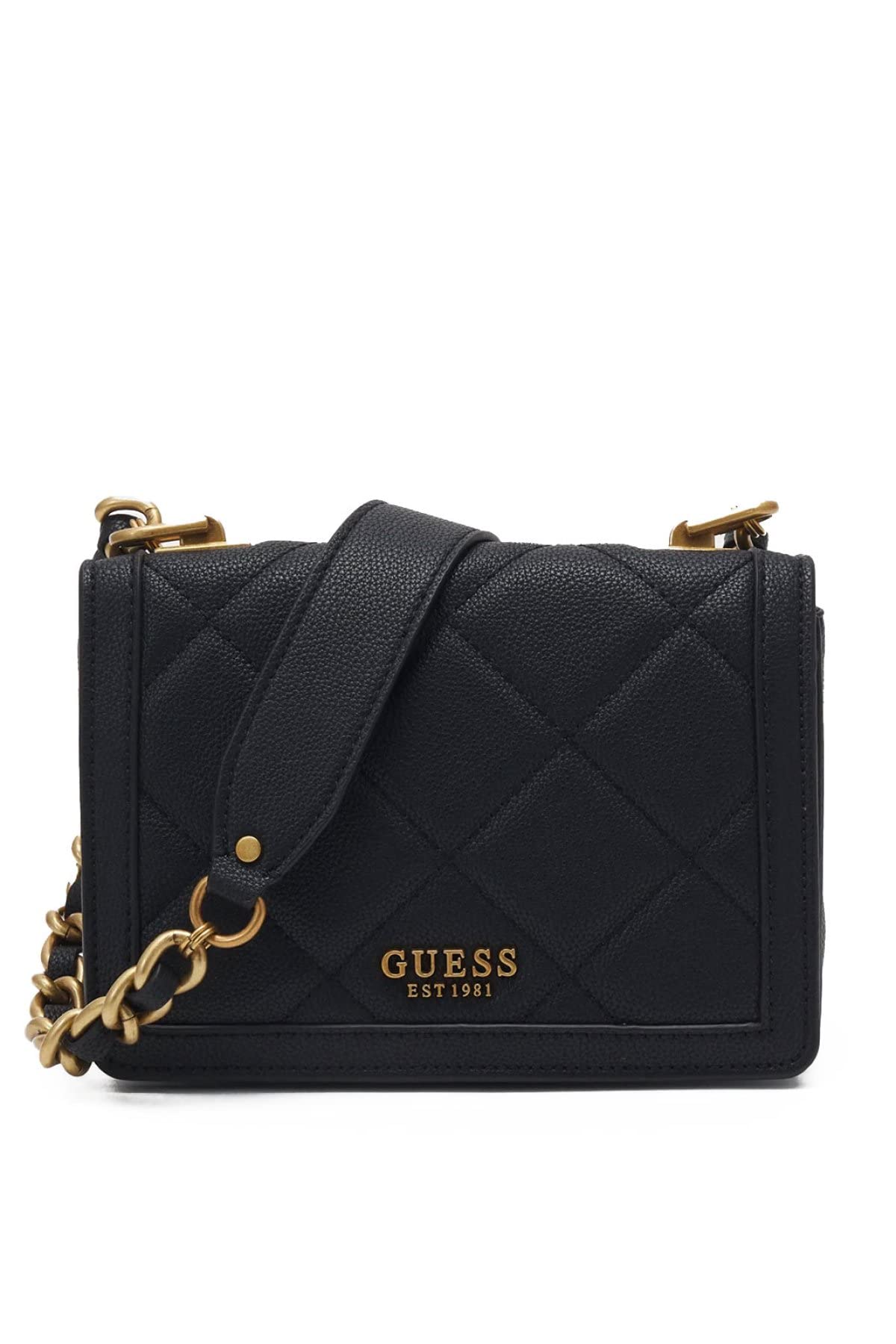 GUESS Abey Crossbody Flap Black One Size