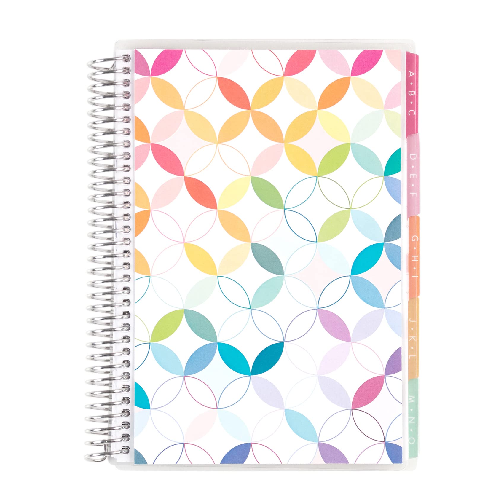 Erin Condren A5 Spiral Bound Address Book. 140 Pages with 9 Tabs. Full Alphabetical Contact Log & Address Book. 80 Lb Thick Paper. Essential Numbers and Locations Tracker