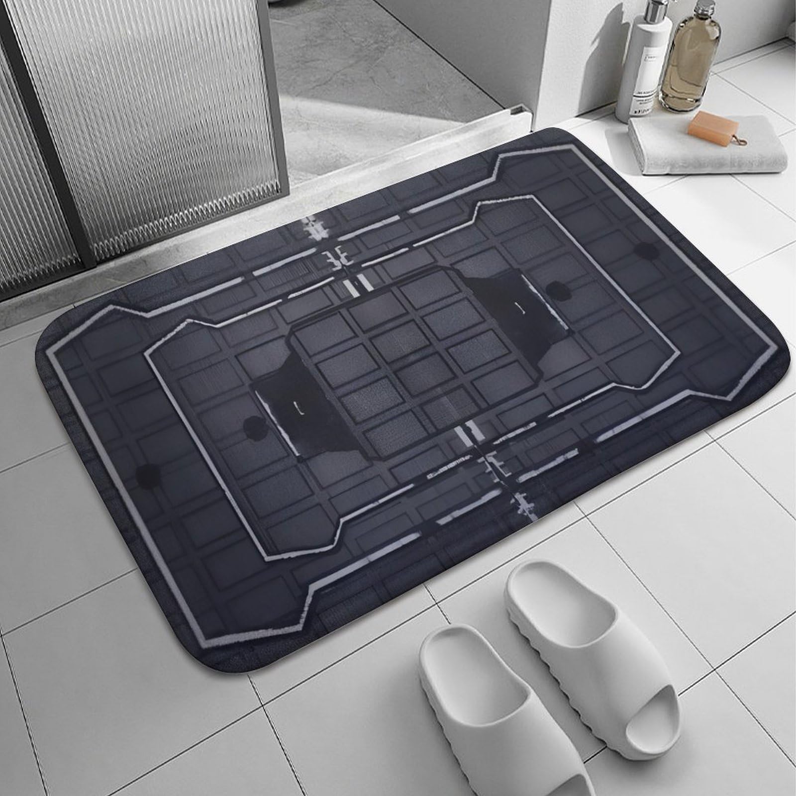 OFZ Welcome Door Mat Rainbow Frost Six Siege Indoor Washable Home Kitchen Non Slip and Durable Doormats Decor 16x24 Inch, Sixmats39