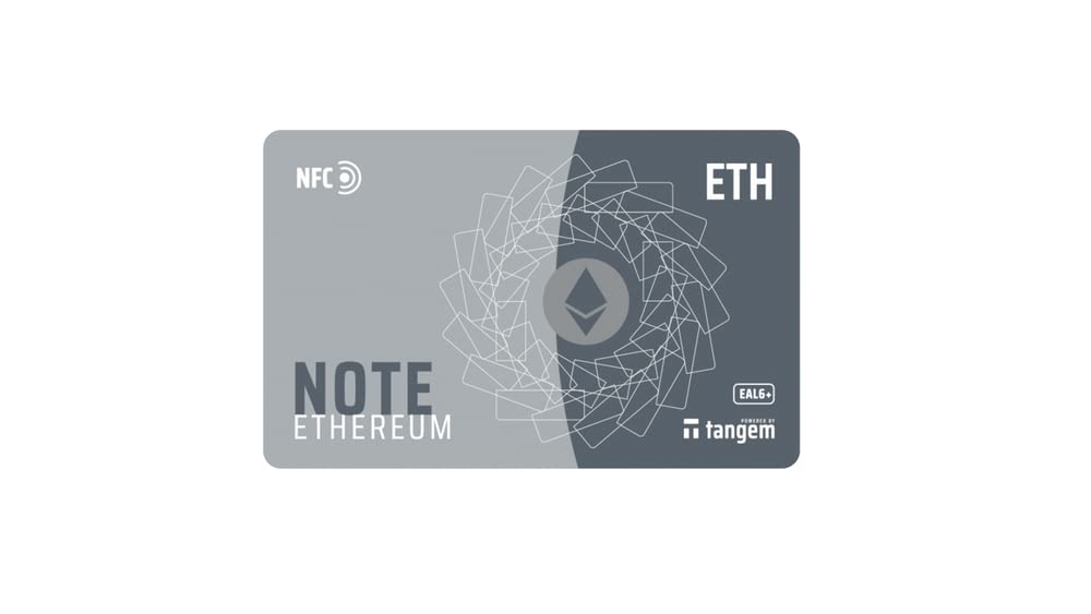 TANGEM Note - ETH - Ethereum Hardware Wallet - Easily Manage Your Ethereum