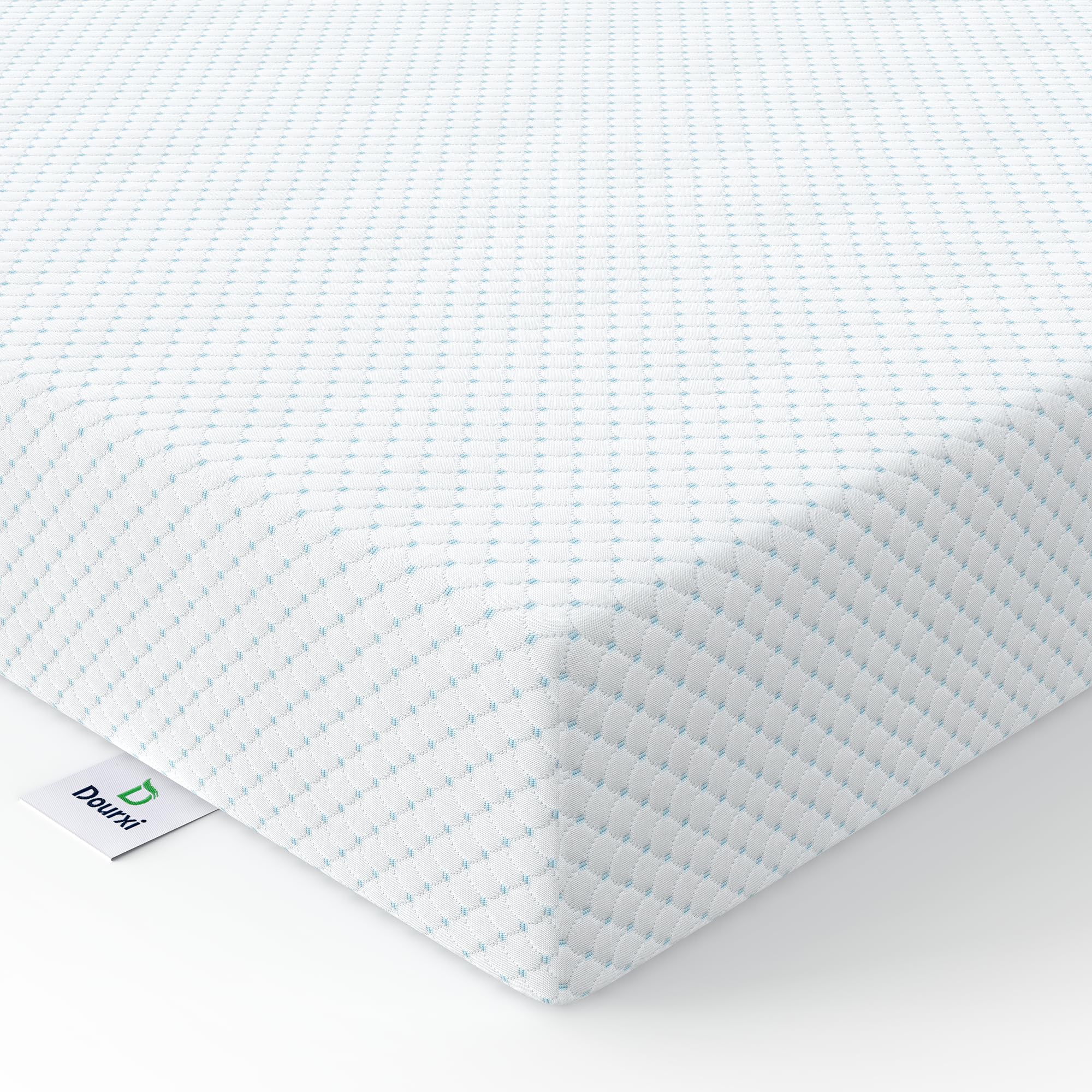 Dourxi Crib and Toddler Mattress - Ideal Breathable & Quiet Foam Mattress Airflow Sleep Surface with Removable Washable Outer Cover, Lightweight Crib Mattress