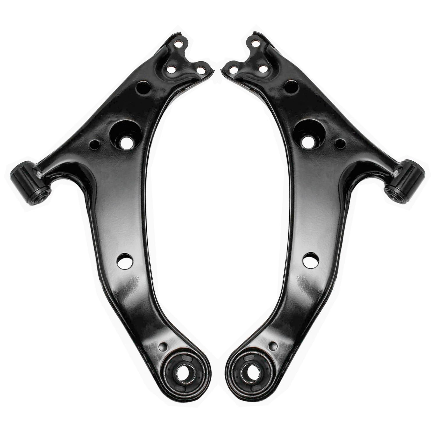 Detroit Axle - Front End 12pc Suspension Kit for Toyota Corolla Chevrolet Geo Prizm, 2 Lower Control Arms 2 Ball Joints 4 Inner & Outer Tie Rods 2 Boots 2 Sway Bars Replacement