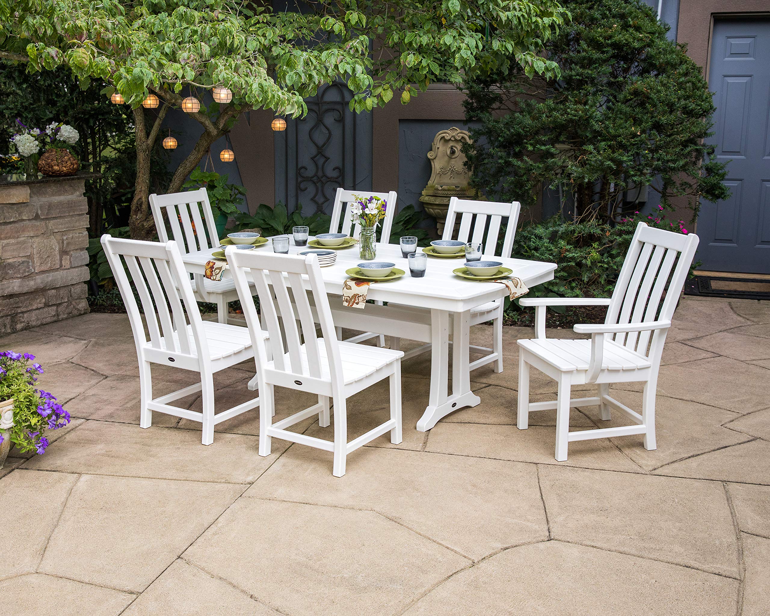 POLYWOOD® Vineyard Dining Side Chair (Black)