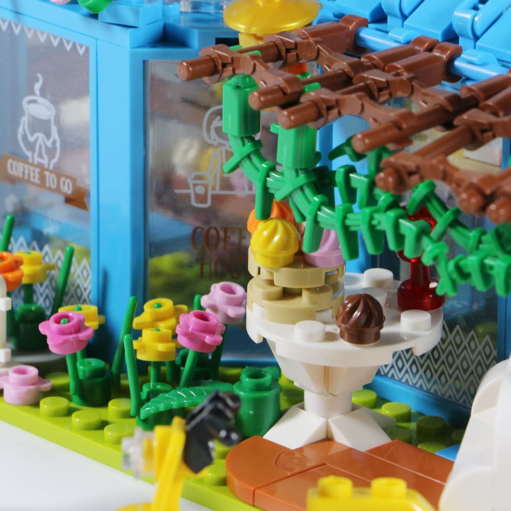 EDGKODK Flowers House Building Toys for Girls Aged 8-12, 637 Pieces