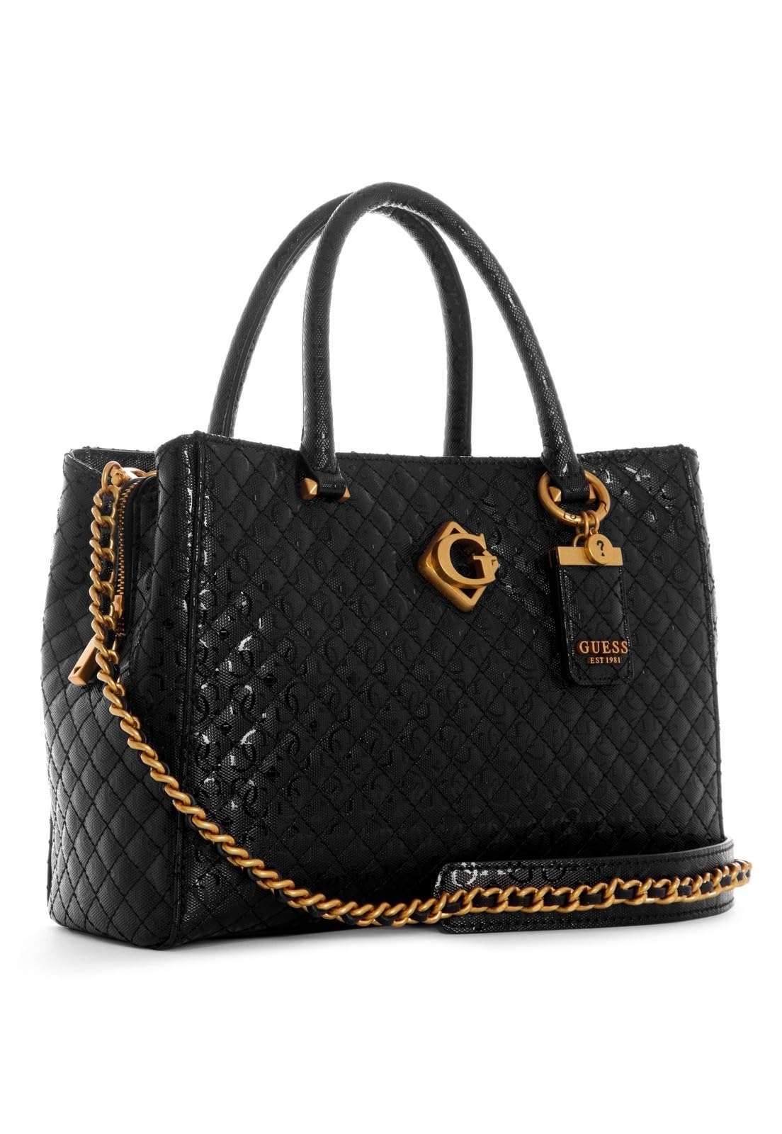 GUESS Nerina Girlfriend Satchel, Black