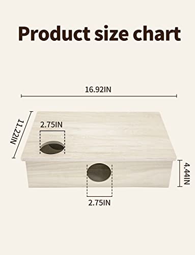 Rubor Multi-Chamber Hamster House Maze, Hamster Hideout Small Pets Woodland House Habitats Decor, Hamster Tunnels Activity Hamster Burrow for Hamster Mice Gerbils Lemming