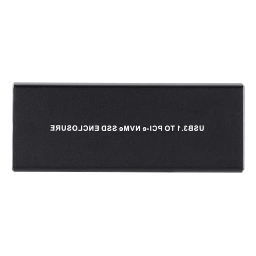 Garsentx M.2 NVME to USB3.1 Portable Metal Hard Disk Box M2 SSD PCIE to Type C SSD Enclosure for Converting SSD Solid State Drives to Type C Interfaces