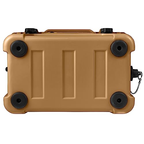 Driftsun 20-Quart Ice Chest, Heavy Duty, High Performance Roto-Molded Commercial Grade Insulated Cooler, Tan