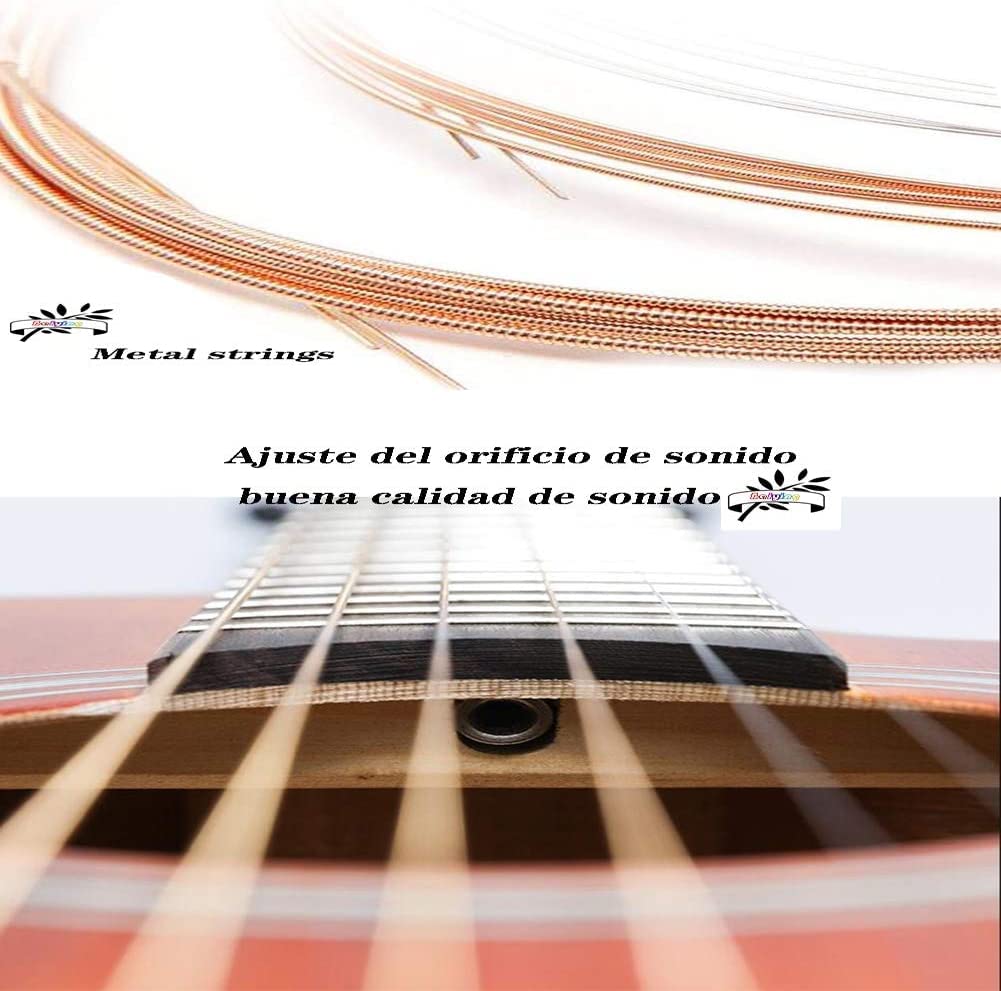 Guitar Kit, String Instrument Electronic Guitar Acoustic Guitar Classical Guitar Beginner Fingerstyle 30 Inch Ballad Musical Instrument Youth Practice Can Carry Backpack ( Color : Pink , Size : Long-7