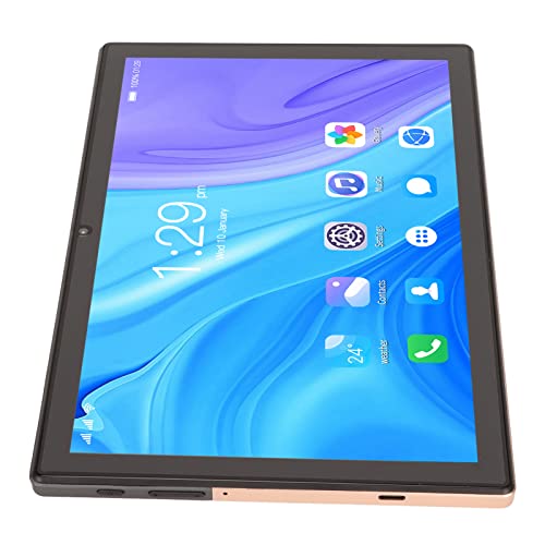 Dpofirs 10inch Tablet for 11, 1960x1200 HD IPS Screen, 6GB RAM 128GB ROM, MT6750 Octa Core Processor, Dual Sim 4G Call Tablet, WiFi Tablet PC Gold (US Plug)
