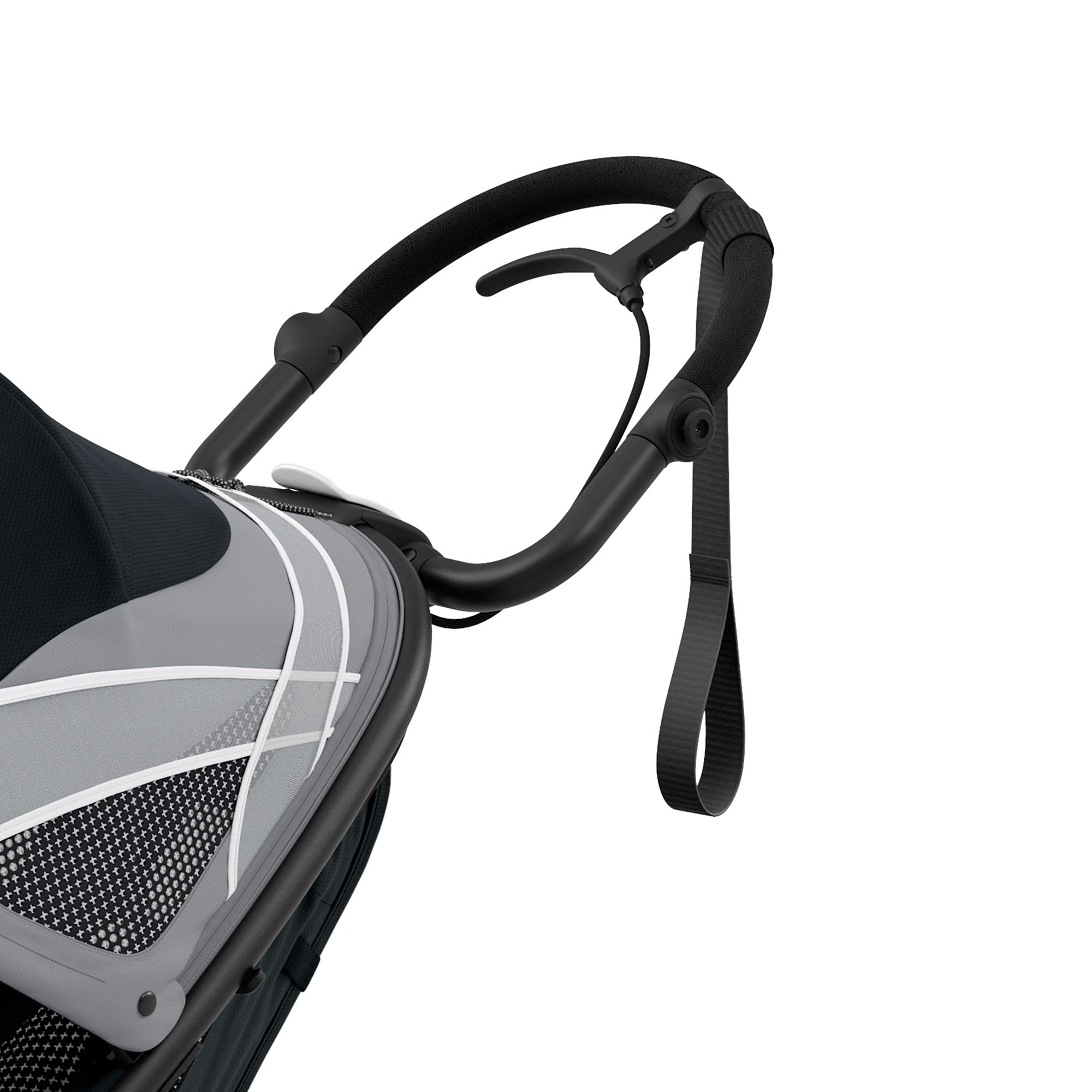 CYBEX AVI Jogging Stroller, Lightweight Aluminum Frame, Compact Fold for Storage, Height-Adjustable Handlebar with One-Handed Steering, Rear-Wheel Suspension & Handbrake, For Infants 9 months+